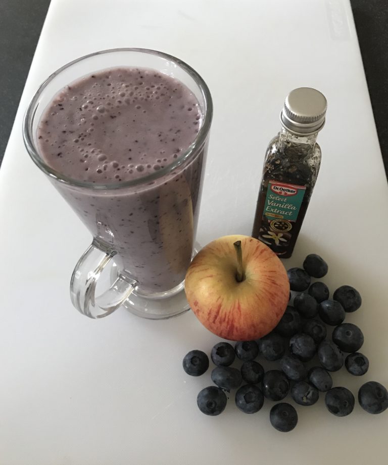 How to Make Blueberry Milkshake - Working Mum Kitty